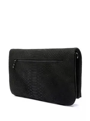 Zadig&Voltaire Crocodile-embossed Leather Crossbody Bag - Black