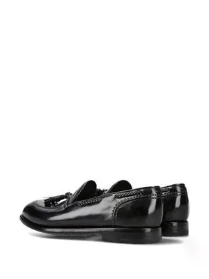 Premiata Leather Loafers With Tassel Detail