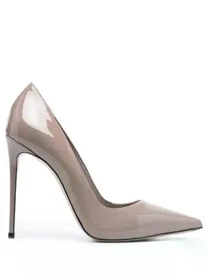 LE SILLA Patent Leather Pumps - Brown