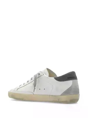 GOLDEN GOOSE Super-star Distressed Leather Sneakers
