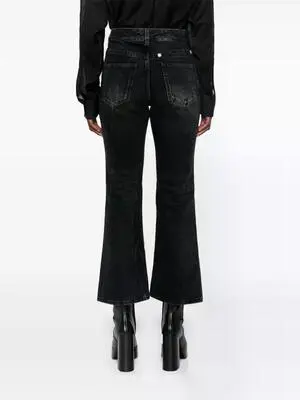 Givenchy Logo-plaque Bootcut Jeans