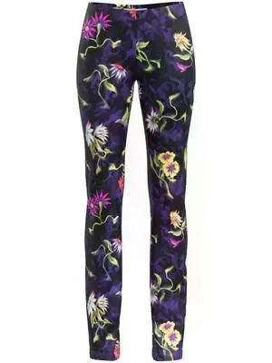 MARGHERITA MACCAPANI Slim-cut Trousers - Black