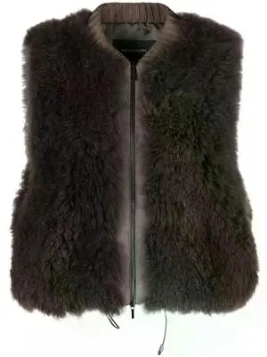 Fabiana Filippi Shearling Zip-up Gilet