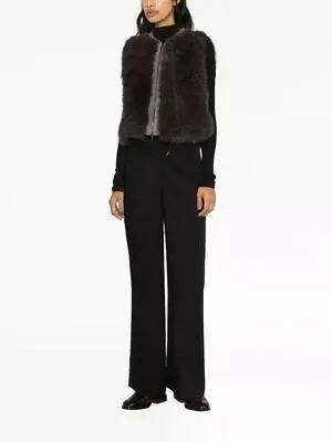 Fabiana Filippi Shearling Zip-up Gilet