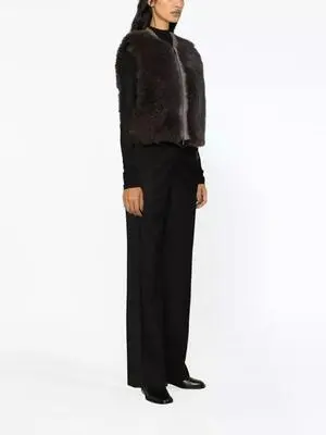 Fabiana Filippi Shearling Zip-up Gilet