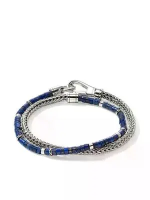 John Hardy Sterling Lapis Lazuli Heishi Bracelet