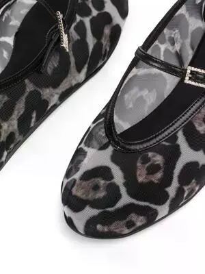LE SILLA Danielle Leopard-print Ballerina Flats