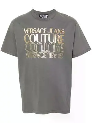 Versace Logo-print Cotton T-shirt