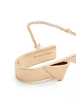 Eddie Borgo Folded Chain Detail Earrings