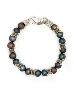 Emanuele Bicocchi Freshwater Pearl Sterling Bracelet - Silver