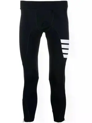 Thom Browne Signature Stripe Leggings - Blue
