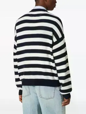 Valentino Garavani Striped Crew Neck Jumper