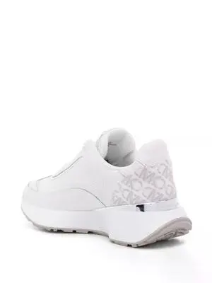 Michael Kors Monogram-panel Leather Sneakers