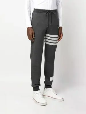 Thom Browne Signature 4-bar Stripe Track Pants - Grey