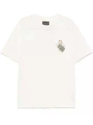 MUSIUM DIV. Graphic-print T-shirt - Neutrals