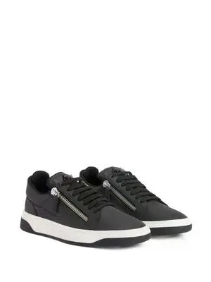 GIUSEPPE ZANOTTI Double Zip Low-top Sneakers
