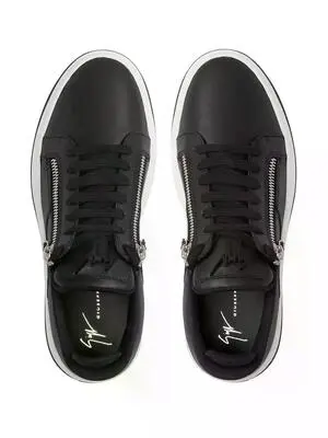 GIUSEPPE ZANOTTI Double Zip Low-top Sneakers