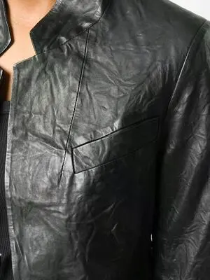Zadig&Voltaire Lambskin Creased Effect Leather Jacket