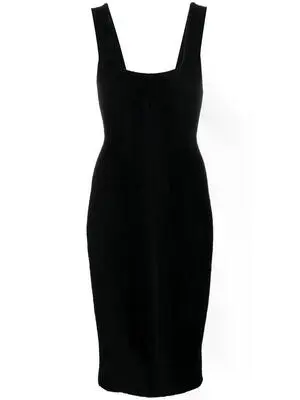 Wardrobe.NYC Sleeveless Midi Dress - Black