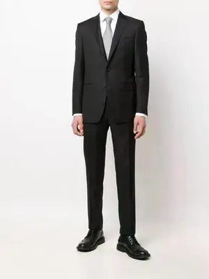 Canali Tailored Single-breasted Suit - Black