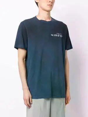 ISO.POETISM Graphic-print Tie-dye T-shirt - Blue