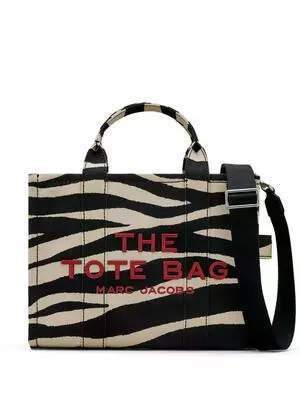 Marc Jacobs Zebra-print Tote Bag - Black