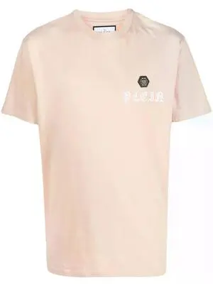 Philipp Plein Chest Logo-print Detail T-shirt - Neutrals