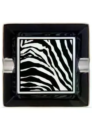 Dolce & Gabbana Zebra-print Porcelain Ash-tray - Black