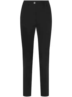 Philipp Plein Skull-detail Slim-fit Trousers - Black