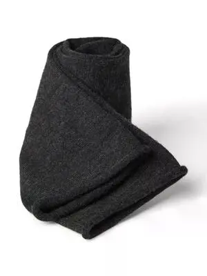 Brunello Cucinelli Virgin Wool Blend Calf Socks - Black
