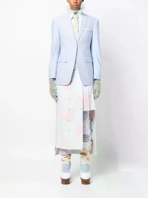 Thom Browne Single-breasted Cotton Blazer