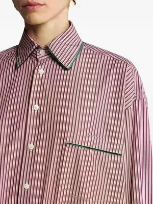 Etro Striped Cotton Poplin Shirt