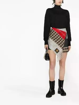 QUIRA Ribbed-knit Roll Neck Jumper