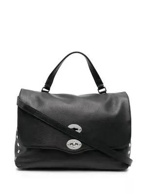 ZANELLATO Postina Daily Studded Tote Bag - Black