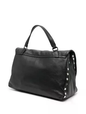 ZANELLATO Postina Daily Studded Tote Bag - Black