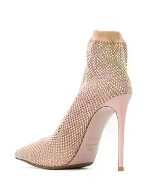 LE SILLA Crystal Embellished Sock Boots