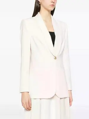 Elisabetta Franchi Contrast-stitch Crepe Blazer
