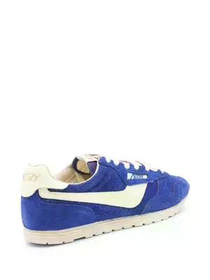 AUTRY Suede Panelled Retro Sneakers - Blue
