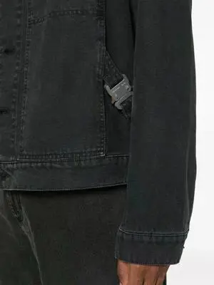1017 Alyx 9sm Cotton Canvas Buckle Detail Shirt Jacket