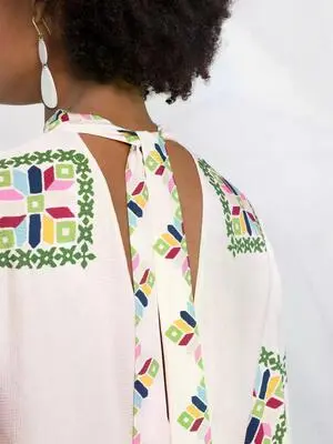 La DoubleJ Magnifico Day Dress With Floral Print