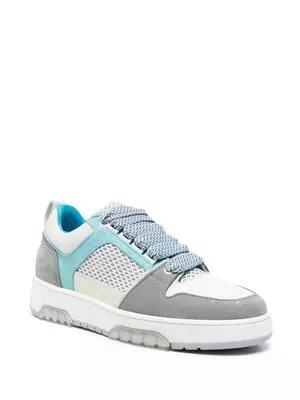 GIULIANO GALIANO Vyper Logo-print Leather Sneakers - Grey