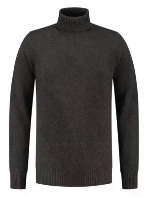 DORIANI CASHMERE Roll Neck Jumper - Brown