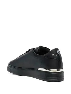 Philipp Plein Hexagon Low-top Leather Sneakers - Black