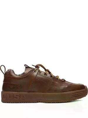 Buscemi Dc Shoes Lynx Sneakers In Leather - Brown