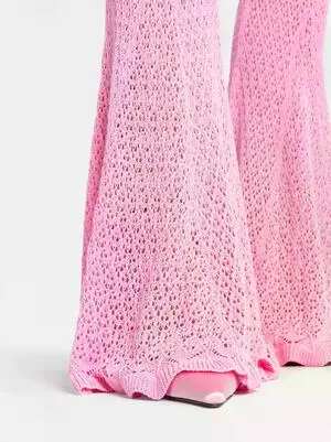 Blumarine Knitted Flared Trousers