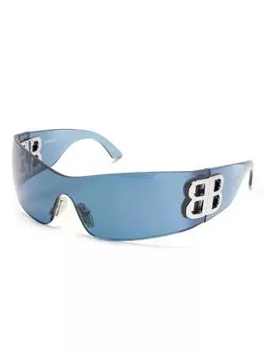 Balenciaga Wraparound Frame Sunglasses