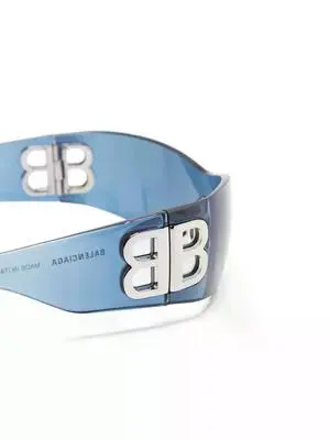 Balenciaga Wraparound Frame Sunglasses