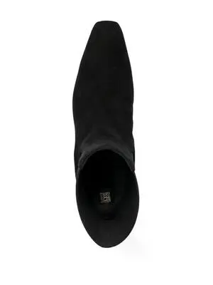 TOTEME The Mid Heel 50mm Boots - Black