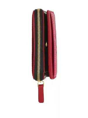 Marc Jacobs The Leather Mini Compact Wallet - Red