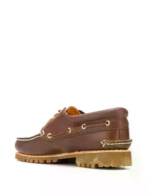 Timberland Leather Boat Shoes - Brown